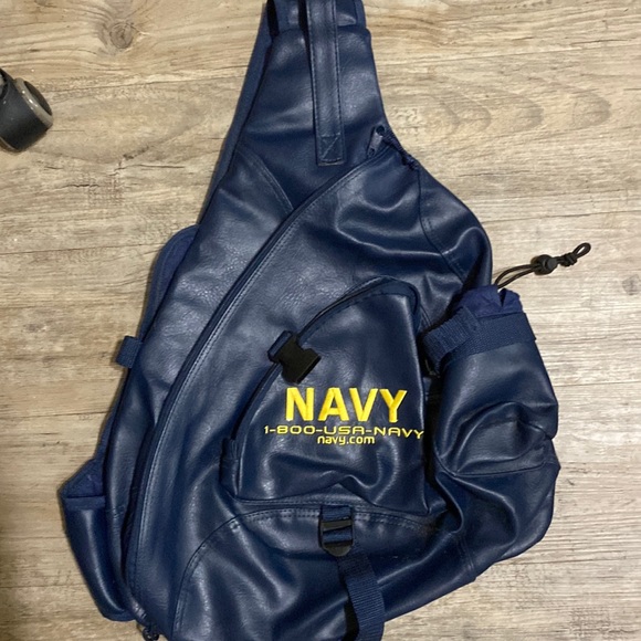 Bags | 2250 Vintage United States Navy Sling Backpack | Poshmark